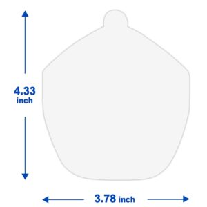 24 Pcs Refill Glue Boards Compatible with Fooxem IT10 Fruit Fly Traps for Indoors, Replacement Sticky Boards for Gnats Moths Mosquitos Pest Control