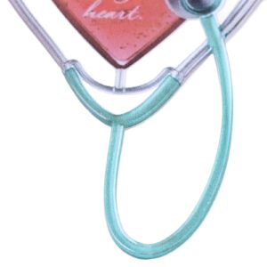 Heart Stethoscope Caring Christmas Tree Ornament Heart Stethoscope Ornament Appreciation present Doctor Nurse Caregiver