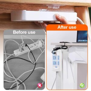 JUDUNA Transparent Double-Sided Adhesive Wall Hooks Nail Free No Damage Without Traces, Hanger Strong Self-Stick Hooks for Bathroom and Kitchen Office, Nail Free No Damage Without Traces (5)