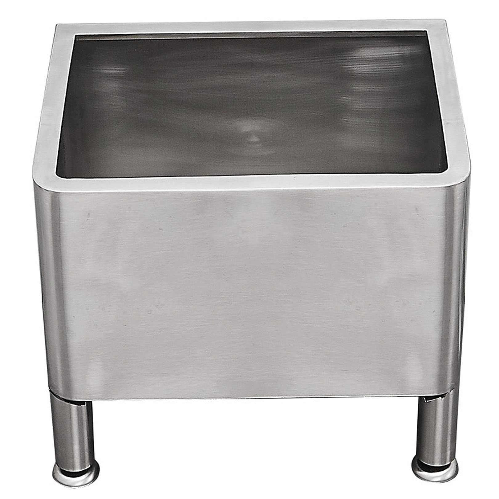 Stainless Steel Floor Mount Mop Sink/Basin with Strainer, Slop Sinks for Commercial Kitchen, Restaurant, Business, Garages, Basements/19.7in