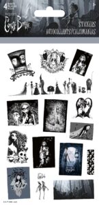 tim burton - corpse bride standard stickers - 4 sheet