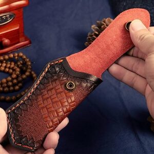 MinnowXY Leathers Pouches Folding Knife Sheath Folding Knife Pouches Kitchen Accessories Leathers Sheath For Everyday