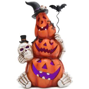 hodao halloween pumpkin decorations handmade pumpkin decor autumn thanksgiving tabletop decorations halloween party centerpiece decorations