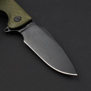 Generic Fielder Discover Line by Daggerr (Olive handle and black stonewashed blade)