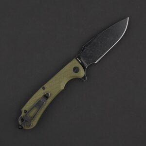 generic fielder discover line by daggerr (olive handle and black stonewashed blade)