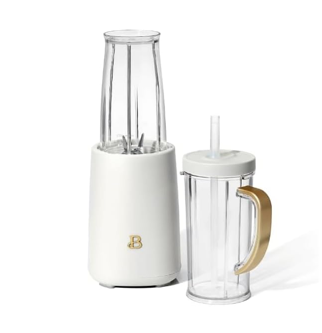 GenericBeautiful Personal Blender Set with 12 Pieces, 240 W, White Icing by Drew Barrymore