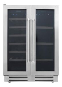 thor international tbc2401di wine cooler and beverage center, stainless steel