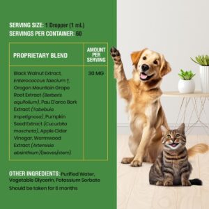 Cats and Dogs Natural Broad Spectrum, with Probiotics, Homeopathic Support and Breeds, Made in The USA, 2oz