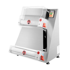 pizza dough roller sheeter machine,pizza dough roller sheeter,automatic commercial pizza press with adjustable thickness,0.7-5.4mm,pizza making machine