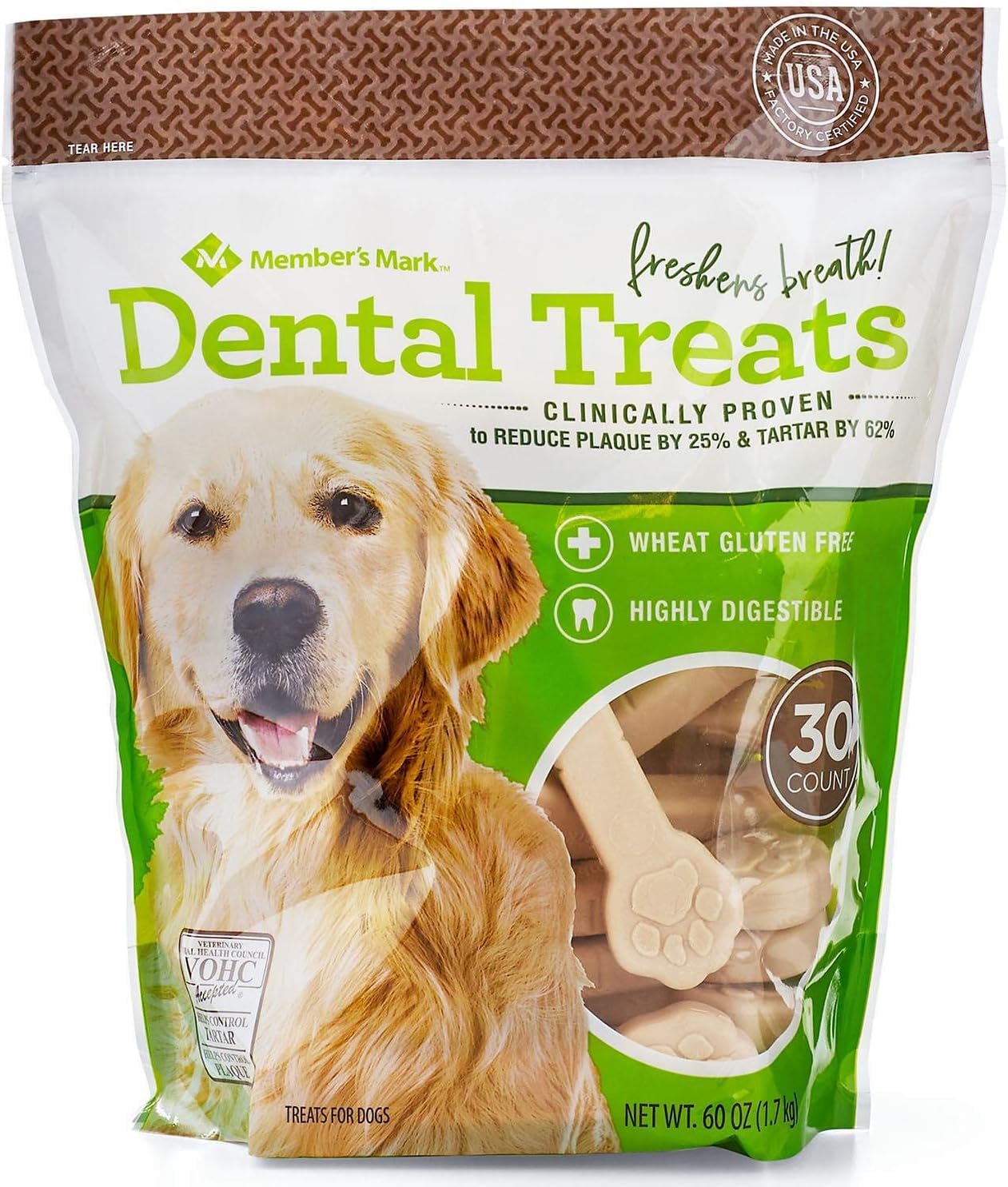 Generic Dental Chew Treats for Dogs 30 ct. - (2 Pack)