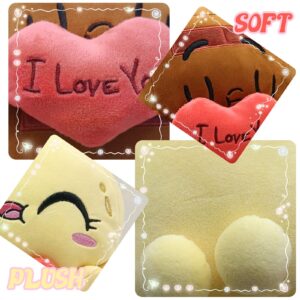 Fiohiof Choco and Pancake Plush 8"" Choco and Pancake in Love Plushies Toy for Boys Girls Soft Stuffed Animal Pillow Doll Gift for Fans Kids