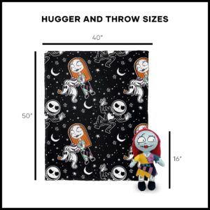 Disney Nightmare Before Christmas Silk Touch with Hugger, Sally Frights, 50 x 40 inches