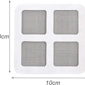 Wazdorf Disposable Shower Drain Cover Hair Catcher Shower Drain Mesh Stickers, Bathroom, Laundry, Bathtub, Kitchen Shower Drain Floor Sink Strainer Filter Mesh (20)