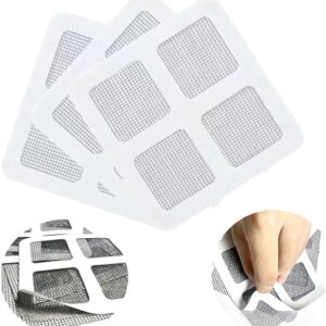 Wazdorf Disposable Shower Drain Cover Hair Catcher Shower Drain Mesh Stickers, Bathroom, Laundry, Bathtub, Kitchen Shower Drain Floor Sink Strainer Filter Mesh (20)