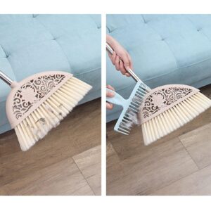 Household Broom Hair Removal Comb, Bathroom Sewer Hair Collectors Cleaning Rake Carpet Pet Hair Removal Cleaning Tool