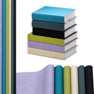 6pcs 40 x 16 inch book cloth fabric book cloth for binding books scrapbook album diy crafts (6 colors)