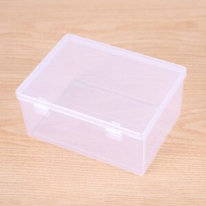 MHADBKH Jewelry Storage Box Practical Clear Storage Box With Lid Small Storage-Bins Storage Container For Organizing