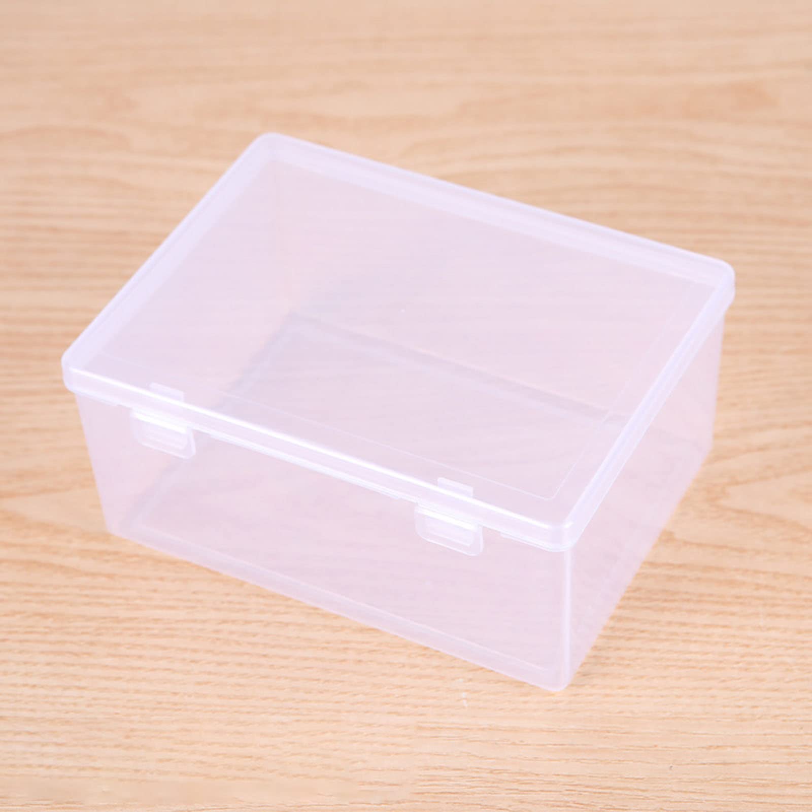 MHADBKH Jewelry Storage Box Practical Clear Storage Box With Lid Small Storage-Bins Storage Container For Organizing