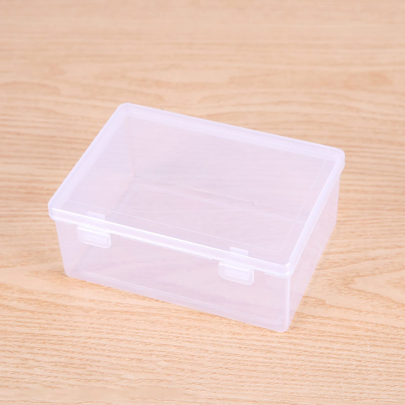 MHADBKH Jewelry Storage Box Practical Clear Storage Box With Lid Small Storage-Bins Storage Container For Organizing