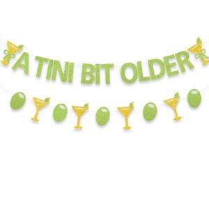 gankbite martini bachelorette party decoration a tini bit older banner birthday bridal shower theme garland