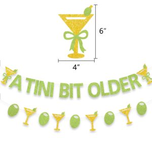 Gankbite Martini Bachelorette Party Decoration A Tini Bit Older Banner Birthday Bridal Shower Theme Garland