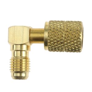 shudkbnx 5/16"" sae female to 1/4"" sae male quick connector fitting adapter for r410a r32 air conditioning refrigerant mini split system, radch100