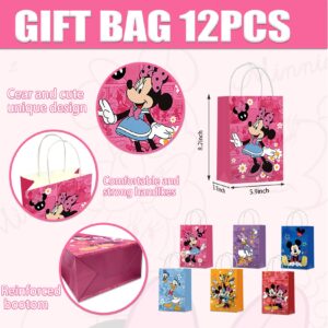 Mouse Party Favors, 122 PCS Mouse Party Supplies include Gift Bags, Make a Face Stickers, Spring Toys, Slap Bracelet, Stickers, Button Pins, Paper Party Glasses, Best Gift Bag Filler for Themed Party