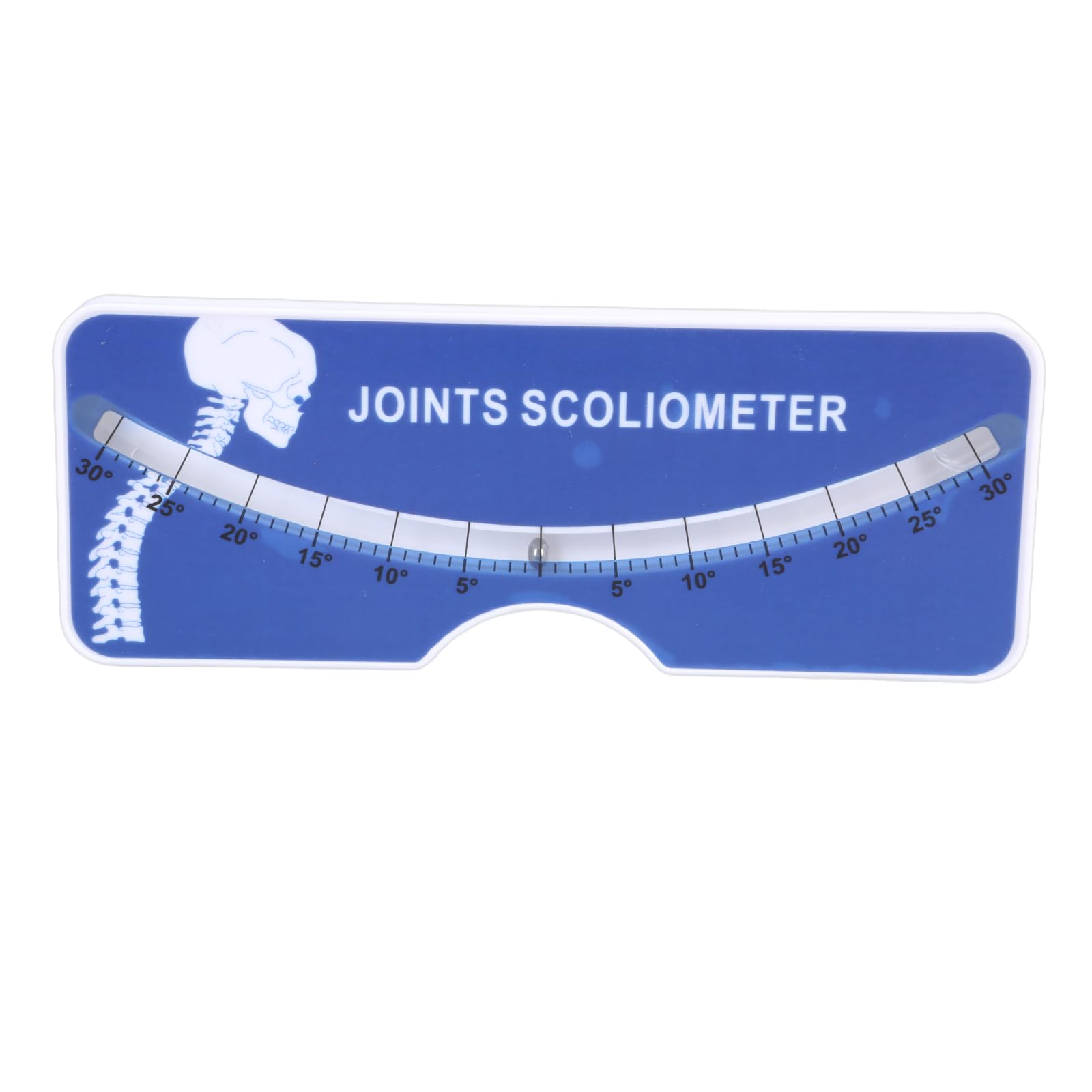 PASNMKvn Scoliosis Testing Meter Metal Spine Scoliometer Measuring Tool For Hospital 0‑30° Testing Protractors