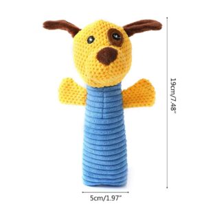 Ozeau Stuffed Doll Shape Pet Toy for Chewing Teeth Cleaning Dog Toy Training Interactive Bite Resistant for Aggressive Chewer