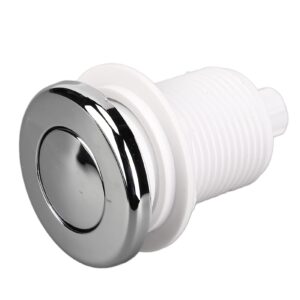 Waterproof Bathtub Air Pressure Button Switch for Garbage Disposal, Convenient Installation for Hot Springs, ABS Material