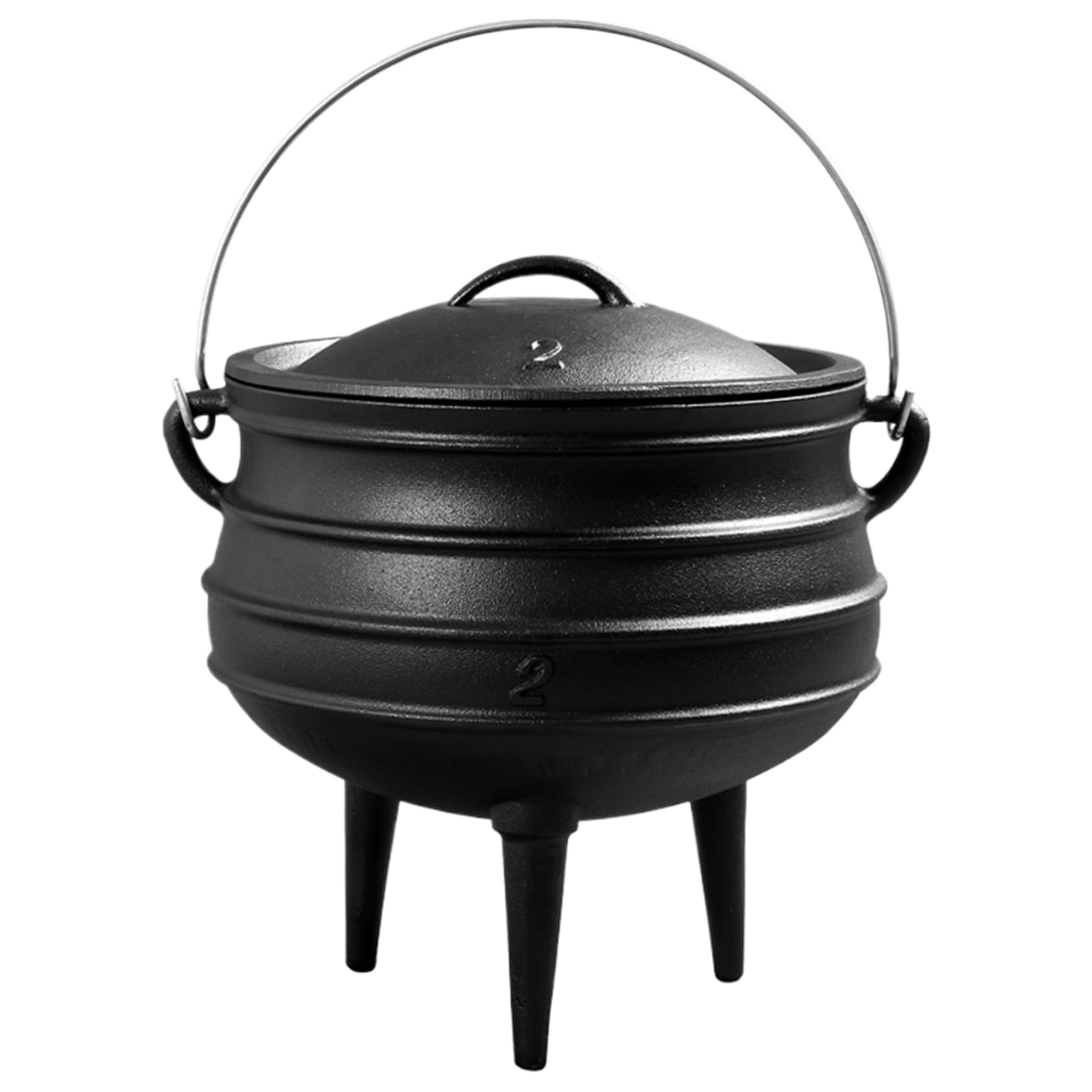 Cauldron Cast Iron 0.8L Witch Cauldron with Lid & Handle Cast Iron Pot with 3 Long Legs Outdoor Cast Iron Cauldron Halloween