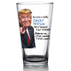 Patriots Cave - Great Person Funny Gift for Dad from Daughter, Son - Dad Gifts - Birthday Gifts for Dad - Dad Birthday Gift Ideas - Cool Gifts for Dad - Present for Dad 16 oz Pint Glass Beer Glass