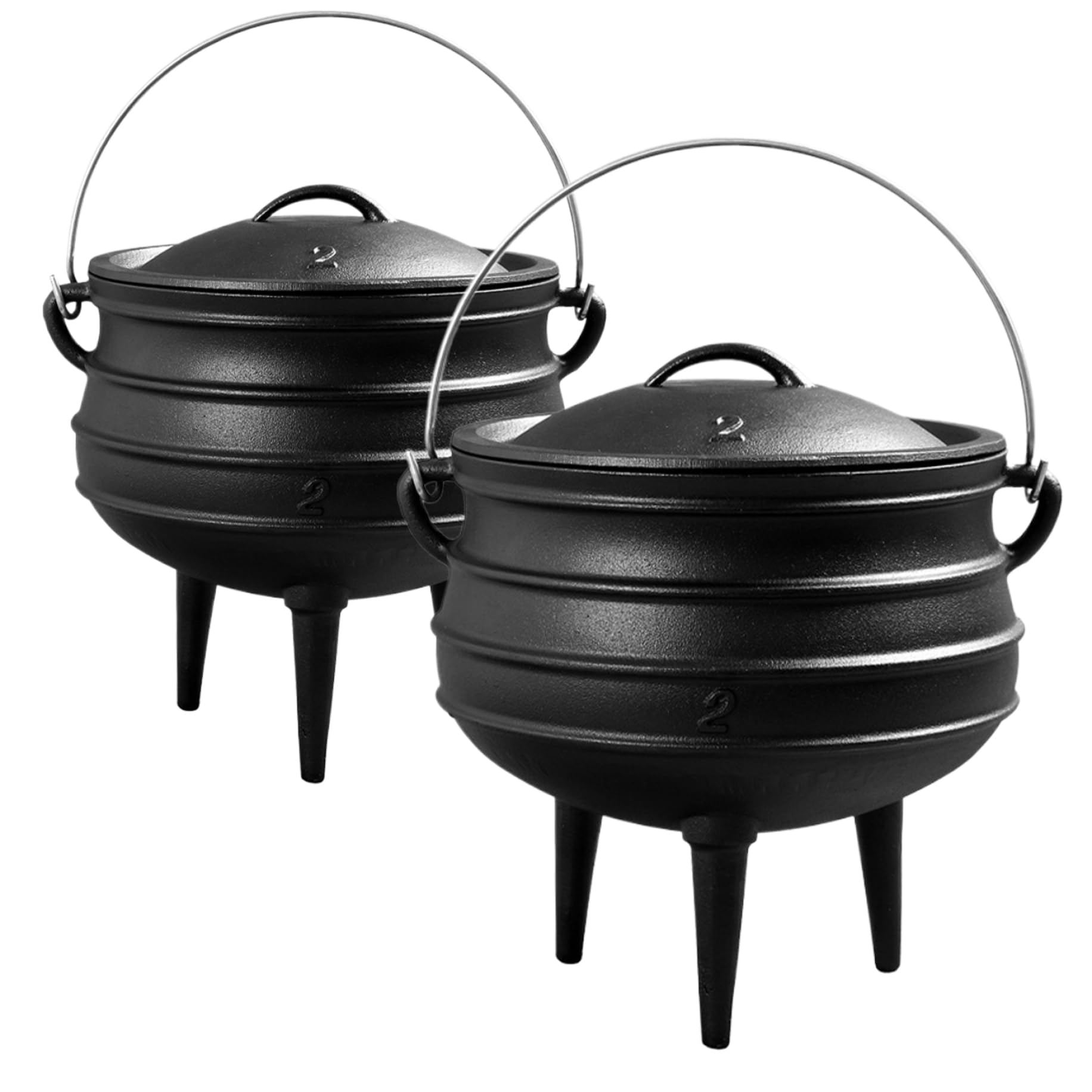 Cauldron Cast Iron 0.8L Witch Cauldron with Lid & Handle Cast Iron Pot with 3 Long Legs Outdoor Cast Iron Cauldron Halloween