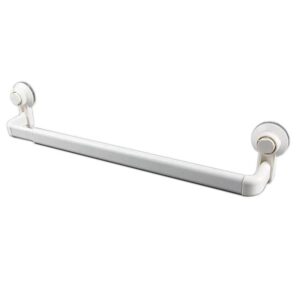 generic stretchable towel rack,suction cup towel rack,kitchen storage shelf,adjustable towel rack,hanging single towel shelf for bathroom(white), am0xeb0ki0rus