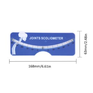 BAIMOQI Scoliosis Testing Meter Metal Ball Level Spine scoliometer Measuring Tool for Hospital 0‑30° Testing Protractors