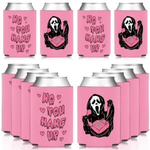 homezzo 12 pcs halloween party can cooler, no you hang up halloween ghost drink sleeves for halloween party favors trick or treat supplies wacky horror party