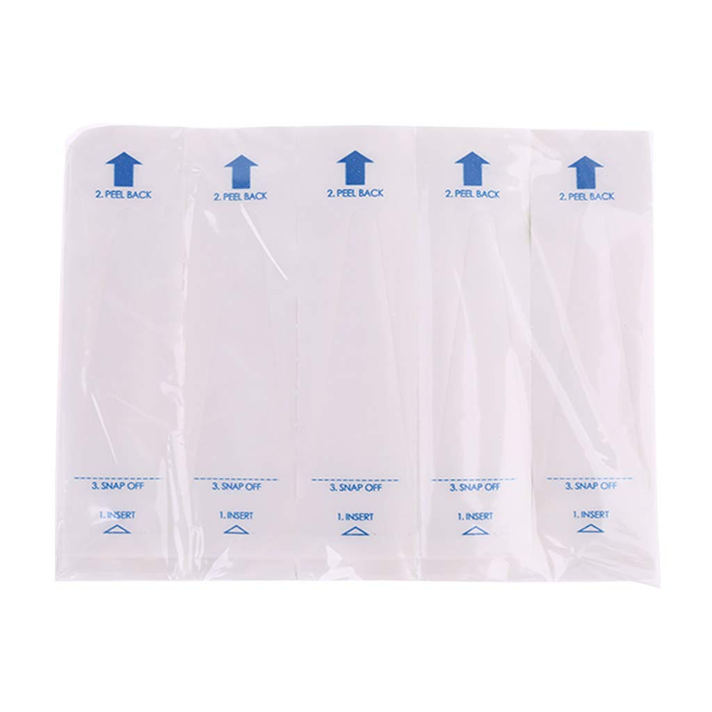 hokojix 100Pcs Disposable Digital Thermometer Probe Covers Sleeve for Armpit Rectal, 8.8x2.5cm, As pictures shown.