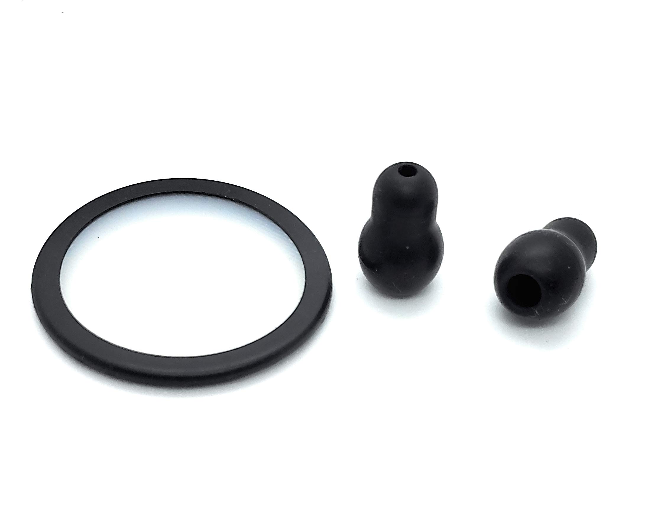 Adult Diaphragm. Replacement for Master Classic II (2) + 2 Extra Ear Pieces. Compatible with Littmann and Other Stethoscopes