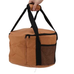 dutch oven storage bag, 600d oxford cloth outdoor tableware storage bag crock pot carrying bag camp chef oven bag camping dish cover for outdoor camping