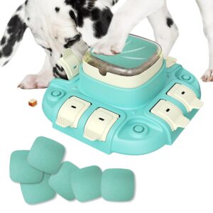 dog puzzle toy, dog treat puzzle feeder dog interactive toys for iq training and mental stimulating, dog enrichment toys dog food puzzle slow feeder for all breeds, dog games to keep them busy