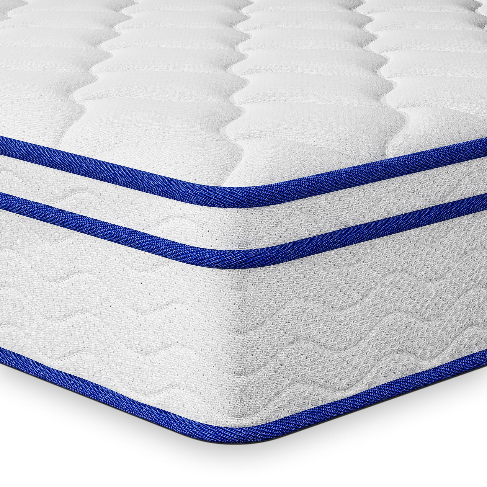 Queen Mattress, 10 Inch Queen Size Hybrid Mattress in a Box, Medium Firm Memory Foam and Spring Mattresses, Pressure Relief & Motion Isolationfor, Fiberglass Free Bed Mattress, CertiPUR-US Certified