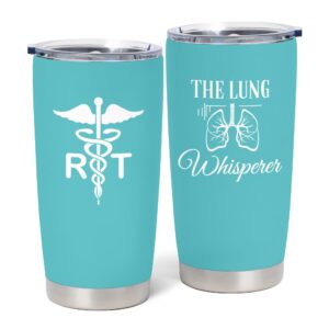 respiratory therapist christmas gifts, gifts for rt on respiratory care week, rt graduation gifts, rt appreciation gifts, respiratory therapy gifts, birthday gifts for rt 20 oz stainless steel tumbler