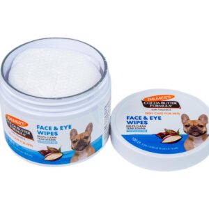 Palmer's for Pets Palmer's for Pets Facial Cleansing Pads with Cocoa Butter 100ct; Small Face Wipes for Dogs with Vitamin E and Cocoa Butter, Dog Eye Cleaning Wipes