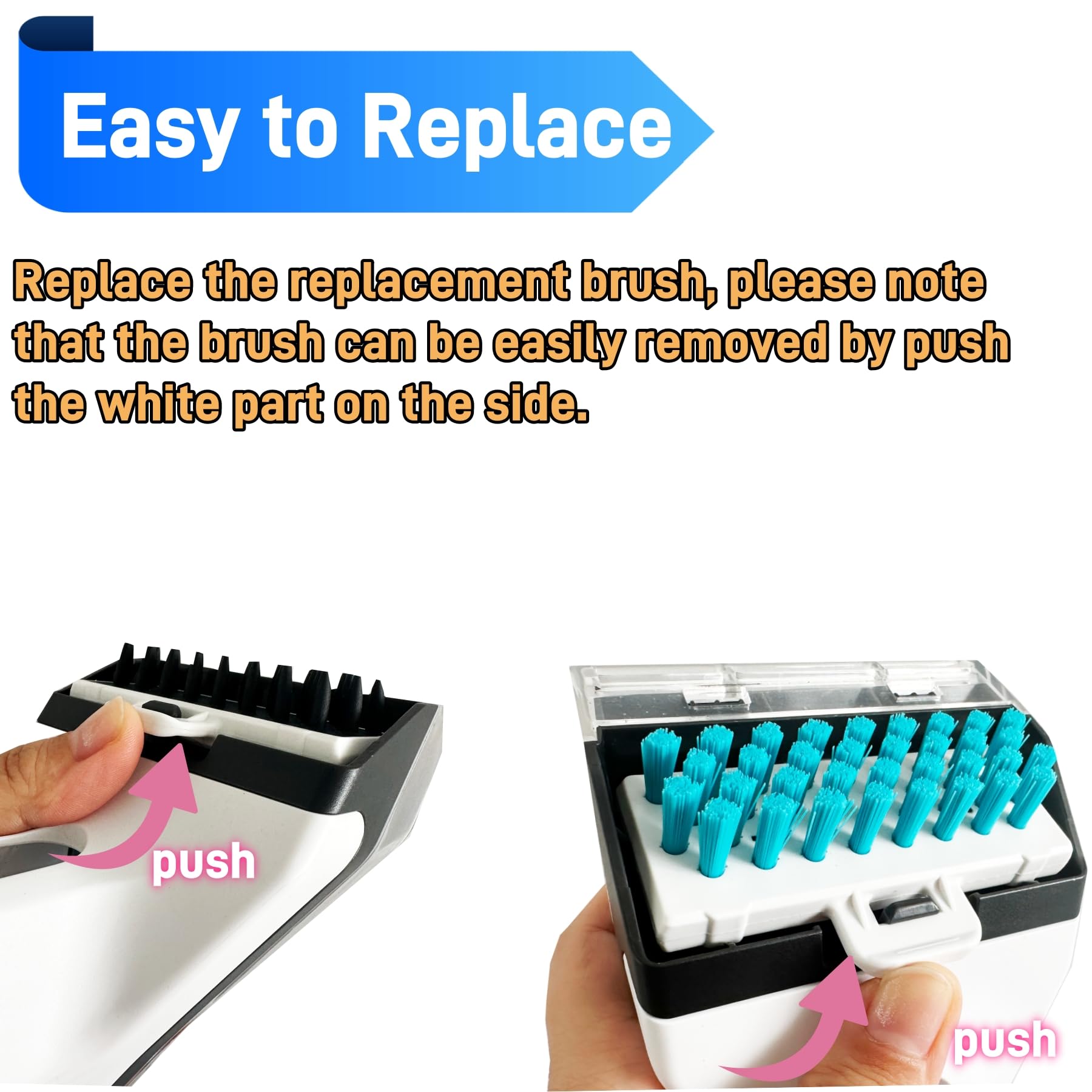 PX202BRN Tool Brush Replacement Parts Compatible With Shark StainStriker Portable Carpet PX201 PX202BRN PX203BRN CarpetXpert Upright EX201 R-EX200 R-EX201 EX150 EX151 Stain Striker Vacuum Brush,2 PCS