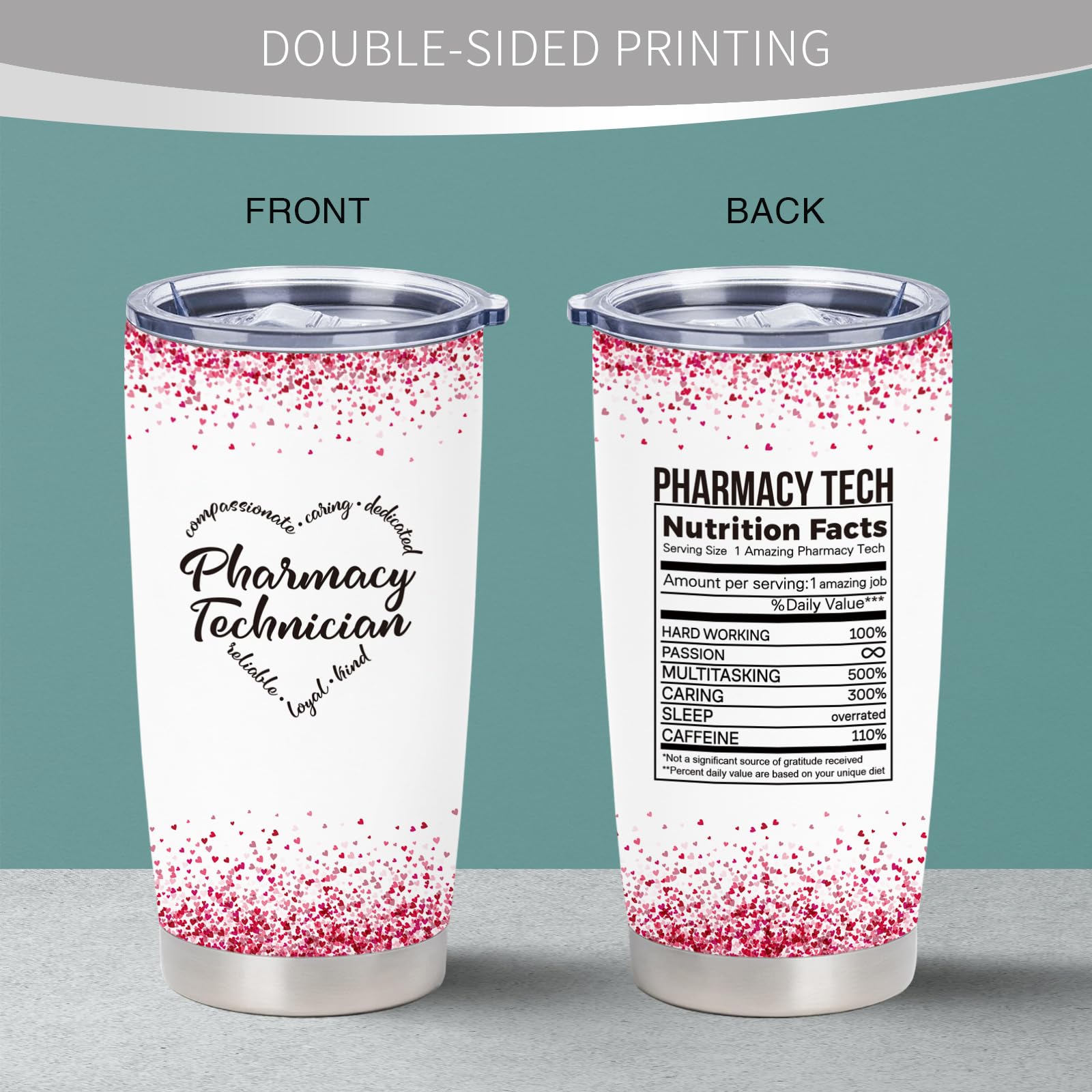 Pharmacy Technician Christmas Gifts, Gifts for PT on Pharmacy Technician Day, National Pharmacy Week Gifts, PT Appreciation Gifts, PT Graduation Gifts, Birthday Gifts for Pharmacy Tech 20 oz Tumbler