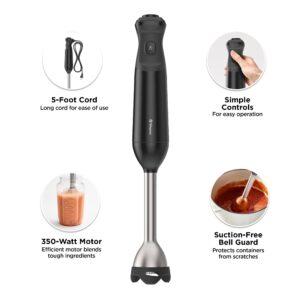 Vitamix 2-Speed Immersion Blender + Whisk, Black