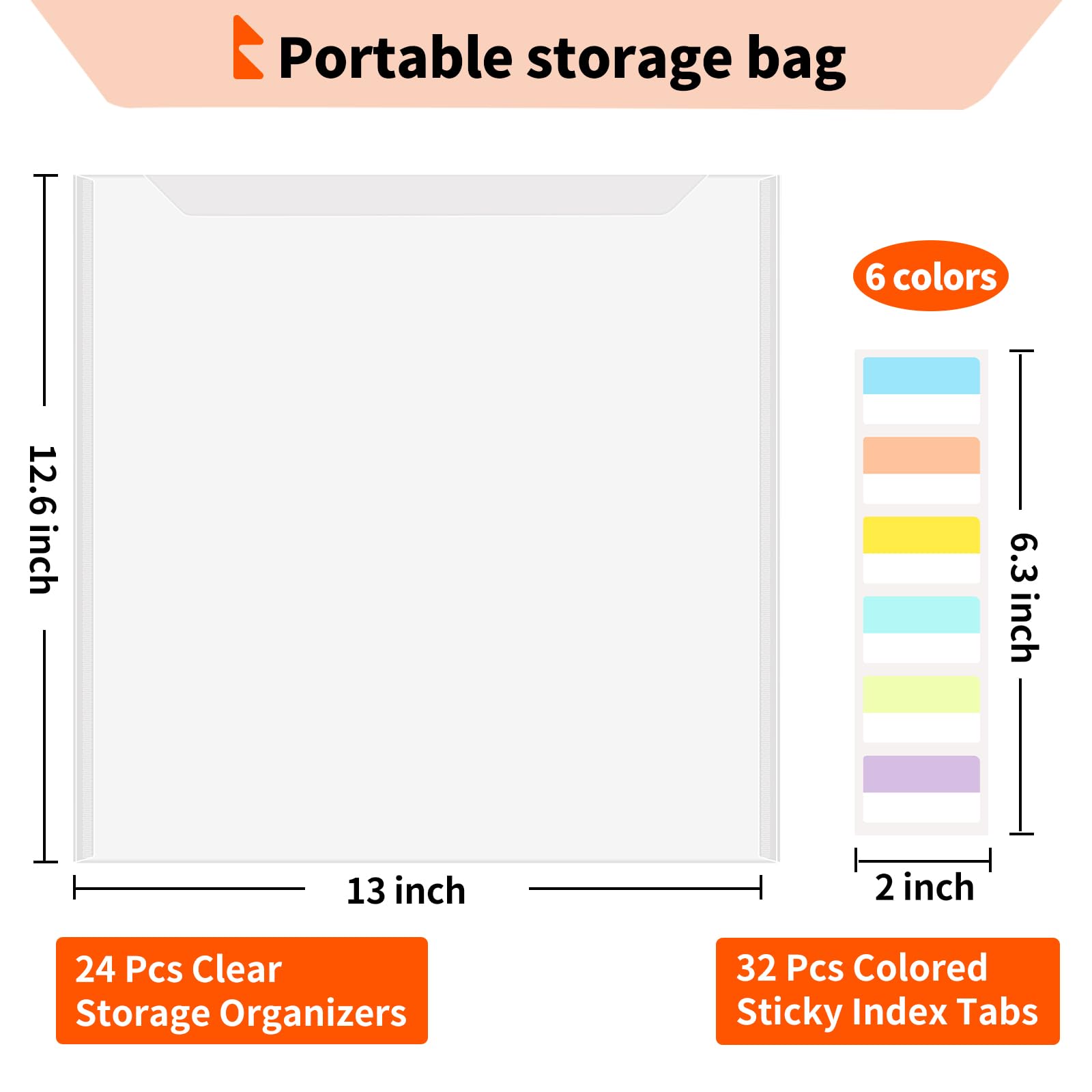 WRAPXPERT Scrapbook Paper Storage for Holding Scrapbook Paper Cardstock Vinyl Paper Paper File and Photo,12 x12 inch 24 Pieces