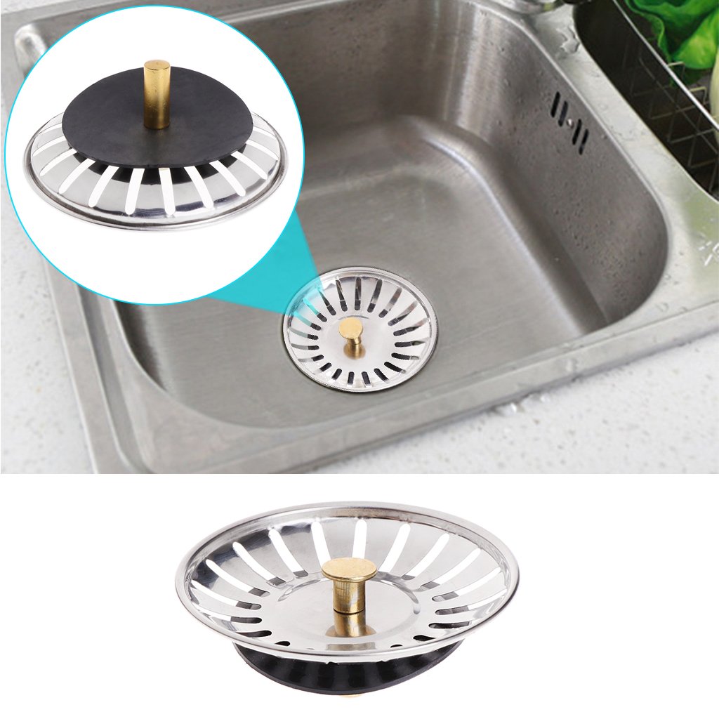 Sink Filter Anti-Clogging Shower Hair Catcher Round Drain Cover Floor Drain Strainers for Bathroom Bathtub Kitchen