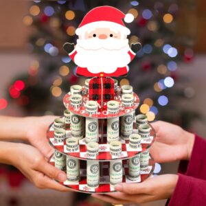 christmas money holder for cash gift, christmas gifts money box cash cake for christmas gift xmas money gift (santa claus)