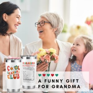 Grandma Gifts - Christmas Gifts for Grandma, Grandma Birthday Gifts - Gifts for Grandma from Granddaughter, Grandson, Grandkids, Grandchildren - Gifts Ideas for Grandma, Grandmother - 20 Oz Tumbler